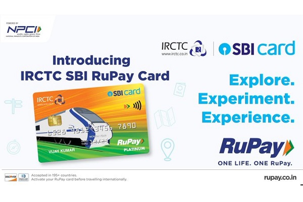 IRCTC and SBI Card launch Co-branded Contactless Credit Card on RuPay