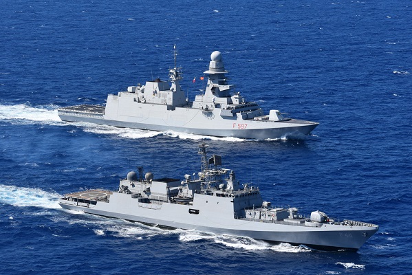 INS Talbar excercises with Italian Navy - IndiaTIES